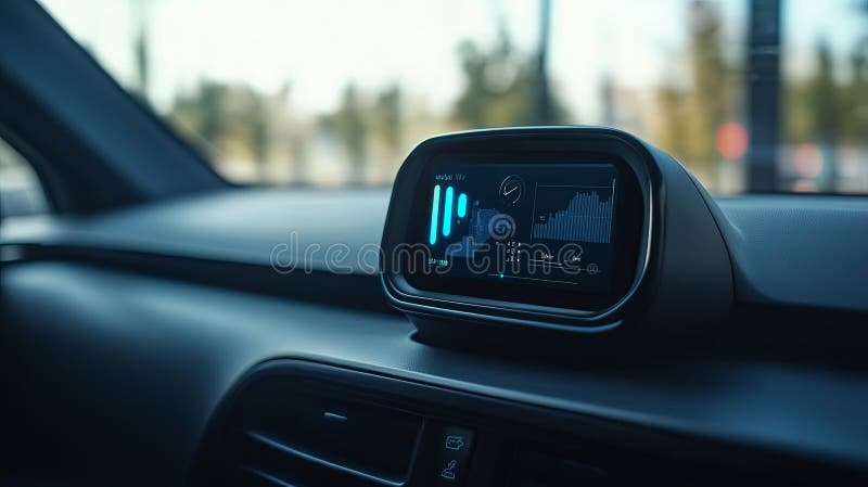 Smart Recovery System with Digital Air Quality Stats . Stock Photo ...