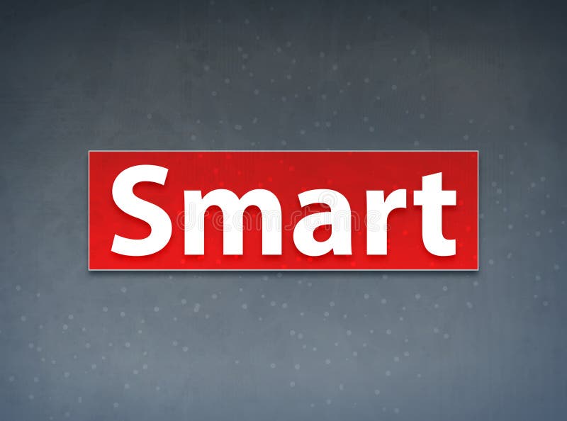Smart Red Banner Abstract Background Stock Illustration - Illustration ...
