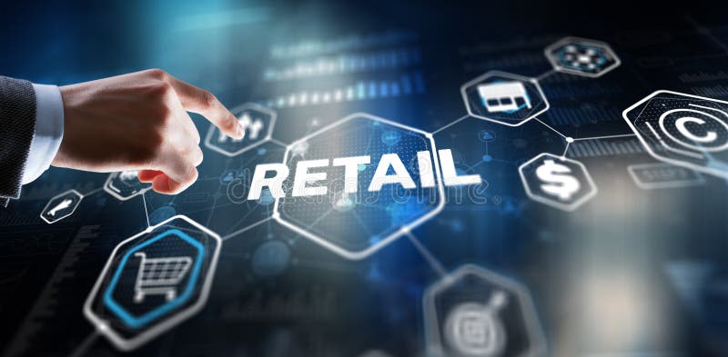Smart Retail and Omni Channel Concept Stock Image - Image of statistics ...