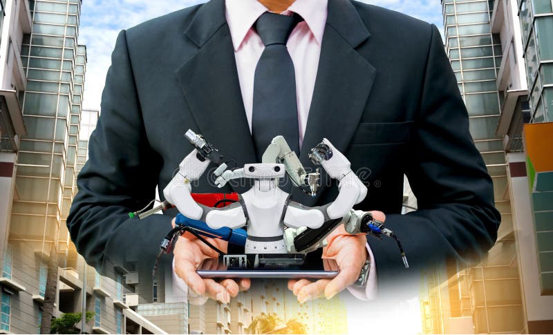 Smart Robot Replacement Industrial 4. 0 of Things Technology Robot ...