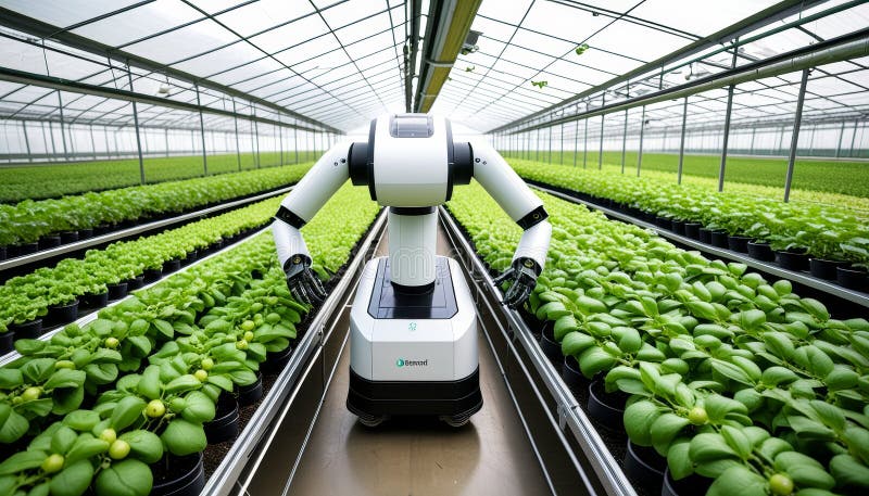 Smart Robot Technology in Vertical Greenhouse Revolutionizing Farming ...