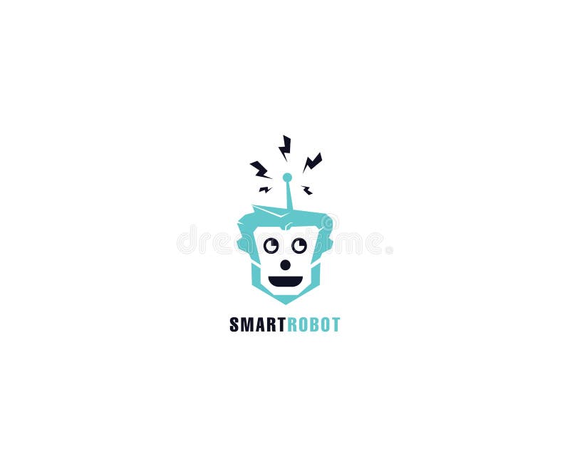 Smart Robot Vector Logo. Robot Techno Logo Vector. Stock Vector ...