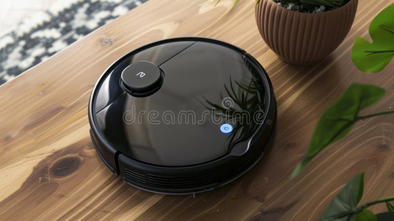 Smart Robotic Cleaner for Multi-Texture Surfaces Stock Illustration ...