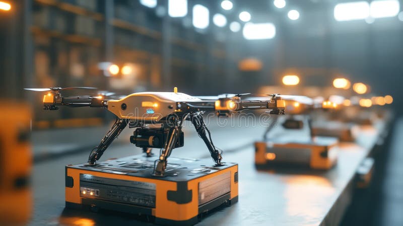 Smart Robotic Drones Performing Synchronized Tasks in Warehouse Setting ...