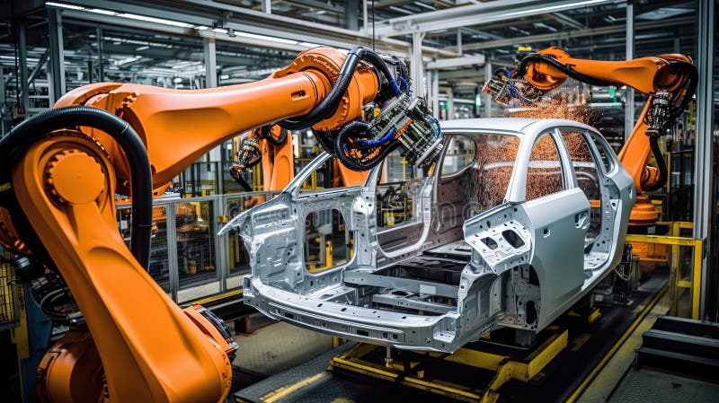 Smart Robotics Implementation in Automotive Manufacturing: Light Orange ...