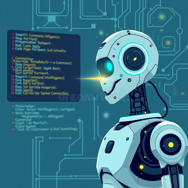 Artificial Intelligence Technology, Smart Robot Ai, Creates Futuristic ...