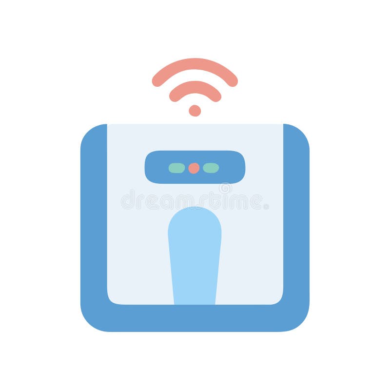 Smart Scale Technology Icon Stock Vector - Illustration of computing ...