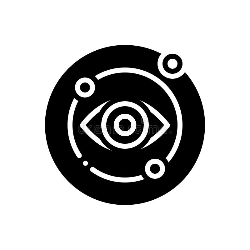 Black Solid Icon for Smart Scan, Technology and Electronic Stock Vector ...