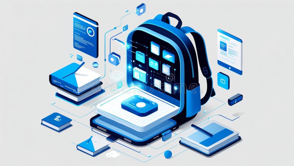 Futuristic Smart Backpack Stock Illustrations – 306 Futuristic Smart ...