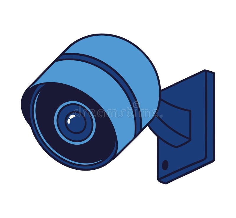 Smart security camera stock vector. Illustration of system - 356848111