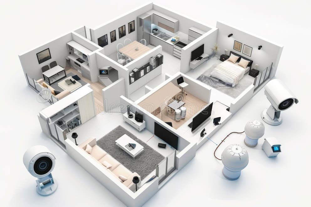 Smart Security Concepts Utilize Modern Technology in Cameras for Remote ...