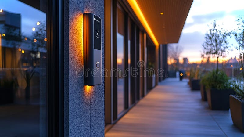 Smart Security System Enhances Safety at Modern Building Entrance ...