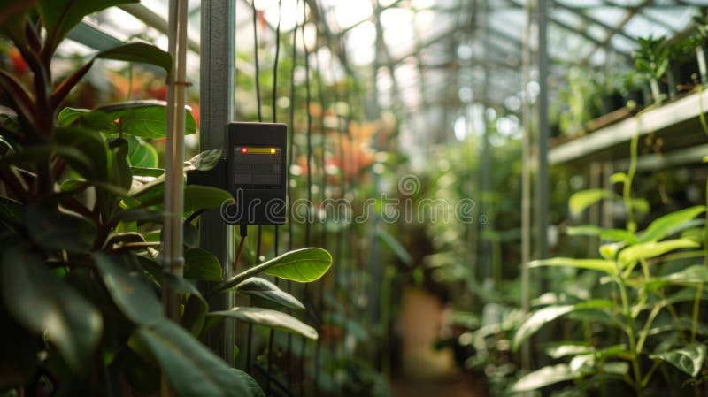 A Smart Sensor in a Greenhouse Monitors and Regulates Temperature ...