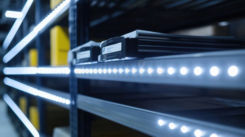 Smart Shelves Lighting Up Internet of Things Data Storage in Warehouse ...