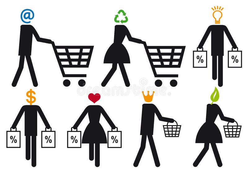 Smart Shopper, Vector Icon Set Stock Vector - Illustration of percent ... Smart Shopper, Vector Icon Set Stock Vector - Illustration of percent ...