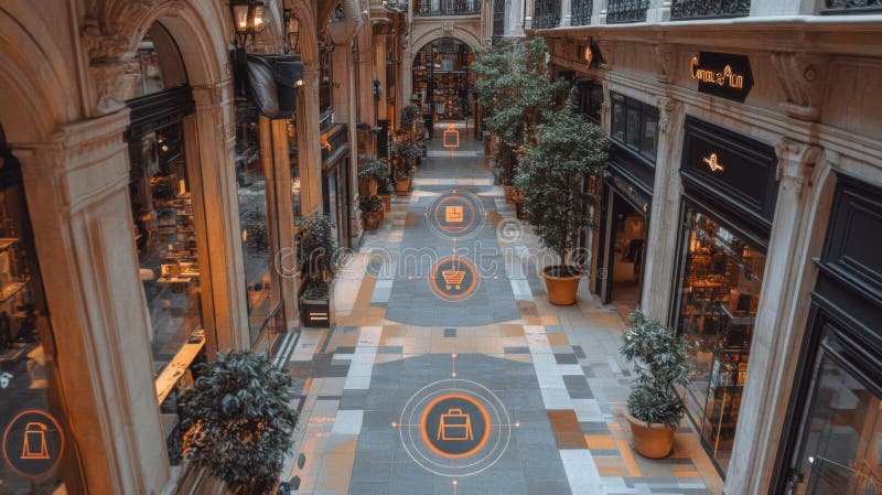 Smart Shopping Mall Navigation Stock Image - Image of navigation ...