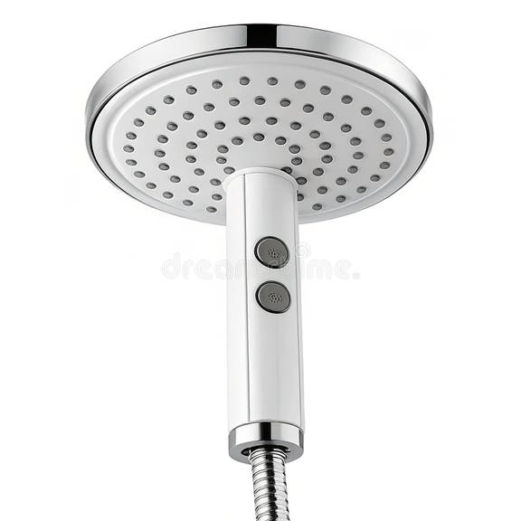 Smart Showerhead with Temperature and Flow Control Stock Photo - Image ...