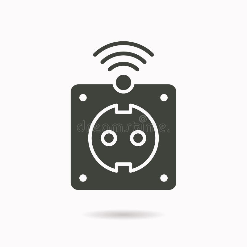 Smart Socket Icon. Vector Illustration for Graphic and Web Design Stock ...