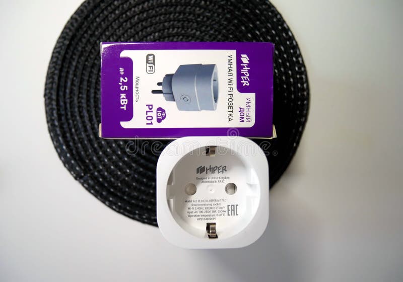 Smart Socket in the Interior of the House. Smart Socket for Controlling ...