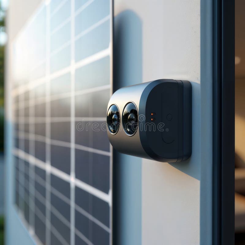 Smart Dual-Lens Solar Security Camera with LED Features, Generative Ai ...