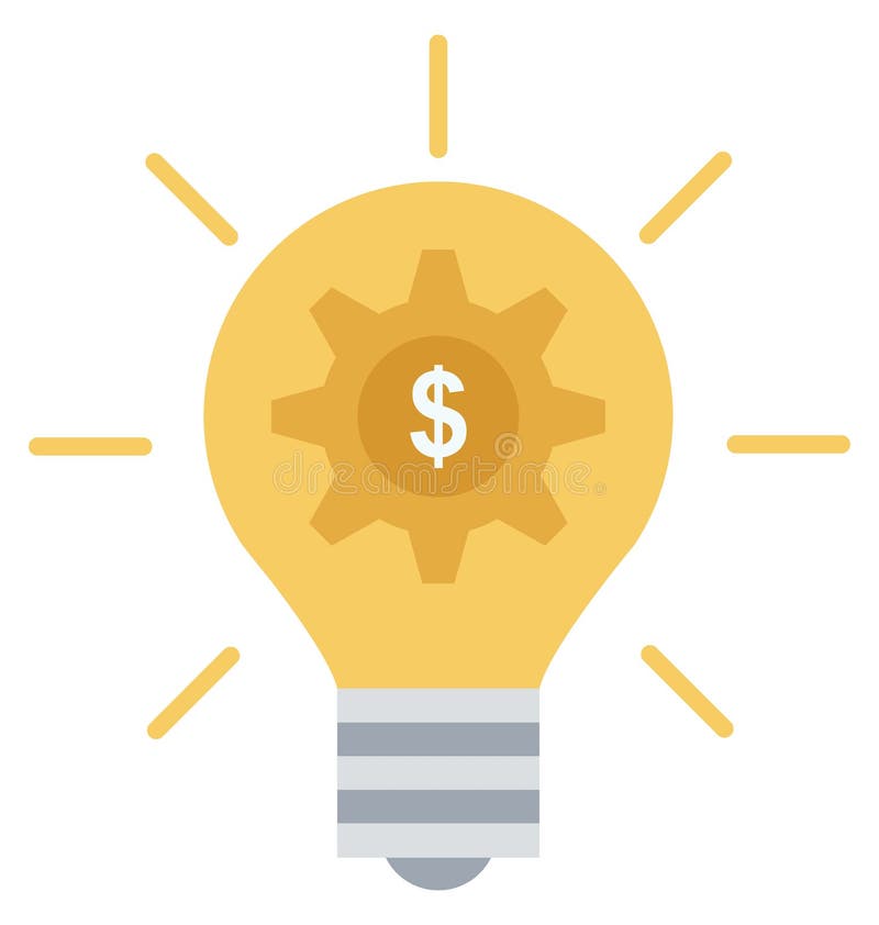 Smart Solution Isolated Color Vector Illustration Icon Stock Vector ...