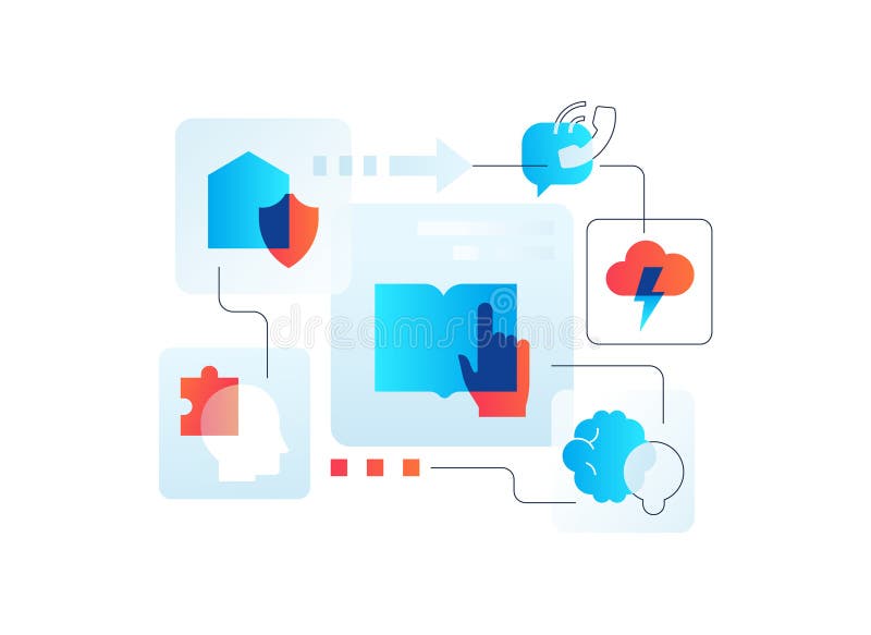 Smart Solutions and Ideas - Flat Design Style Illustration Stock Vector ...