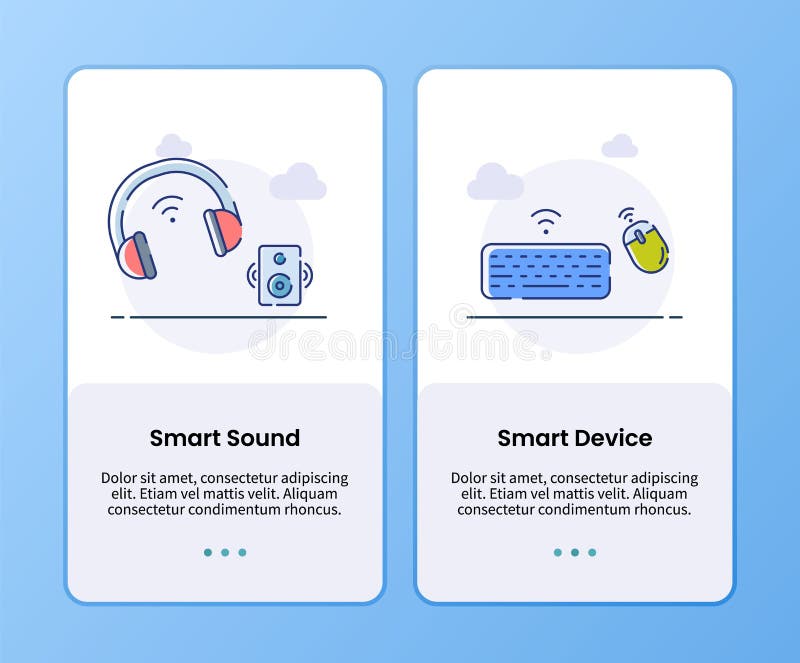 Smart Sound and Smart Device Onboarding Template for Mobile Ui App ...
