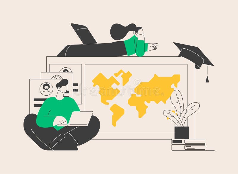 Smart Spaces Abstract Concept Vector Illustration. Stock Vector ...