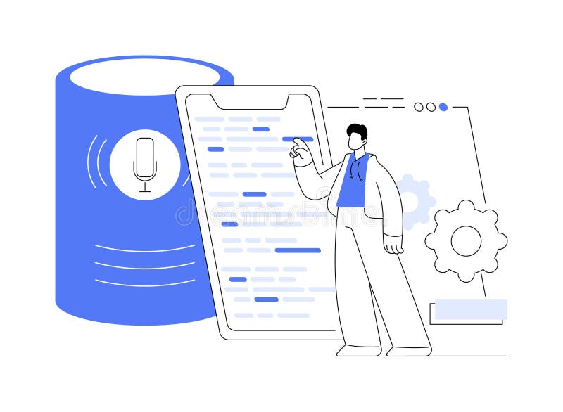 Smart Speaker Apps Development Abstract Concept Vector Illustration ...