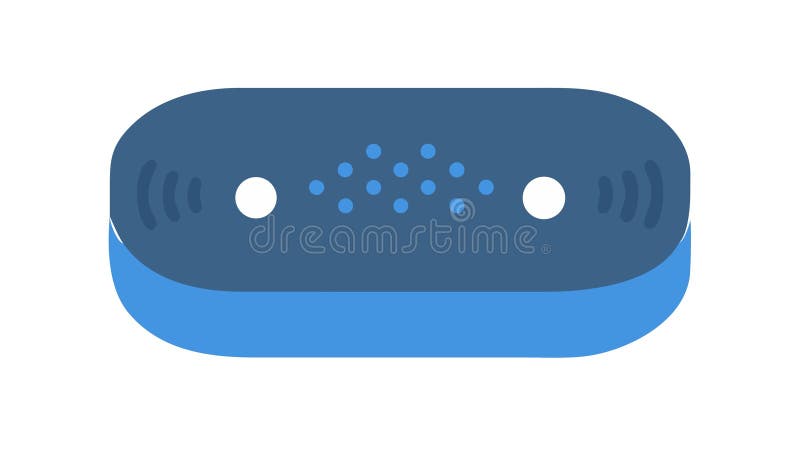 Smart Speaker Voice Assistant Icon, Technology and Audio Device, Vector ...