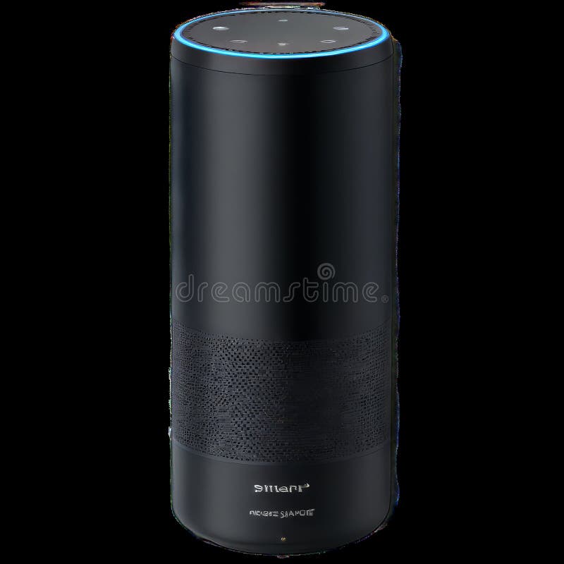 Smart Speaker with Voice Assistant Isolated in Sleek Design Stock Photo ...
