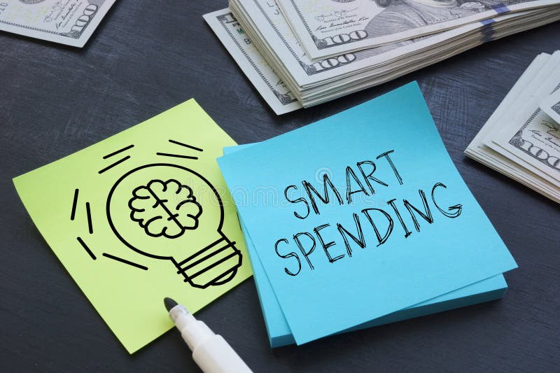 Smart Spending As Financial Concept. Tracking Expenses Stock Photo ...