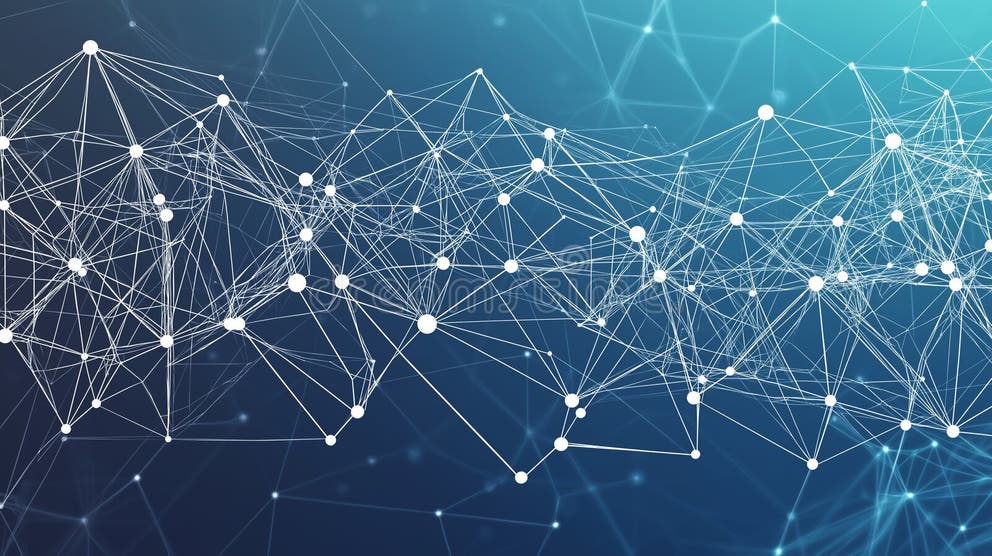 Smart Structure. a Digital Aesthetic of Connected Points and Lines ...