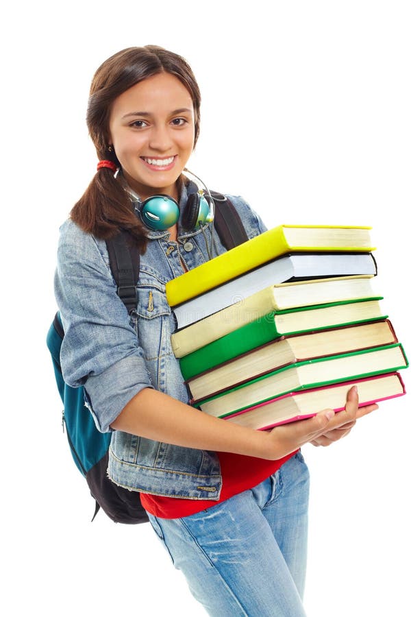 Smart student stock image. Image of attractive, highschool - 23566259