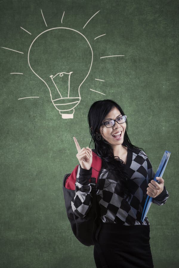 Smart student stock photo. Image of idea, glasses, indonesian - 27187006