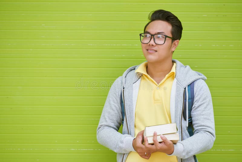 Smart student stock image. Image of portrait, standing - 85312911