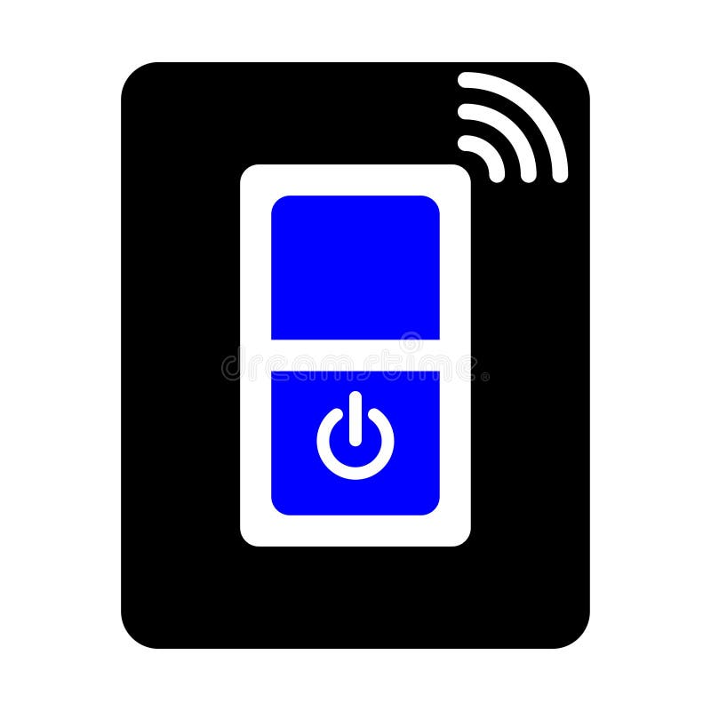 Smart Switch Icon stock vector. Illustration of designed - 265071417