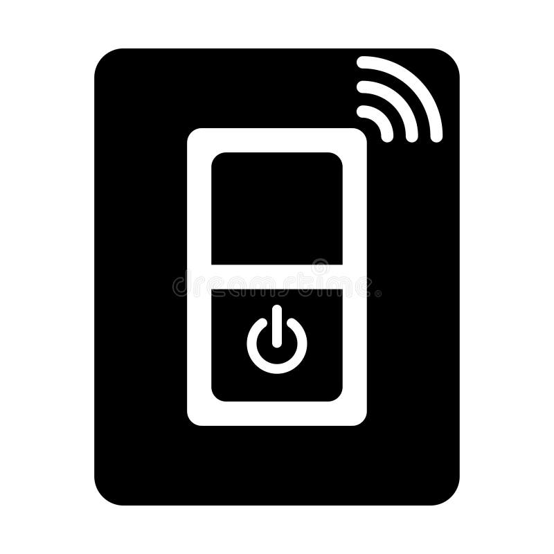 Smart Switch Icon stock vector. Illustration of vector - 265071500