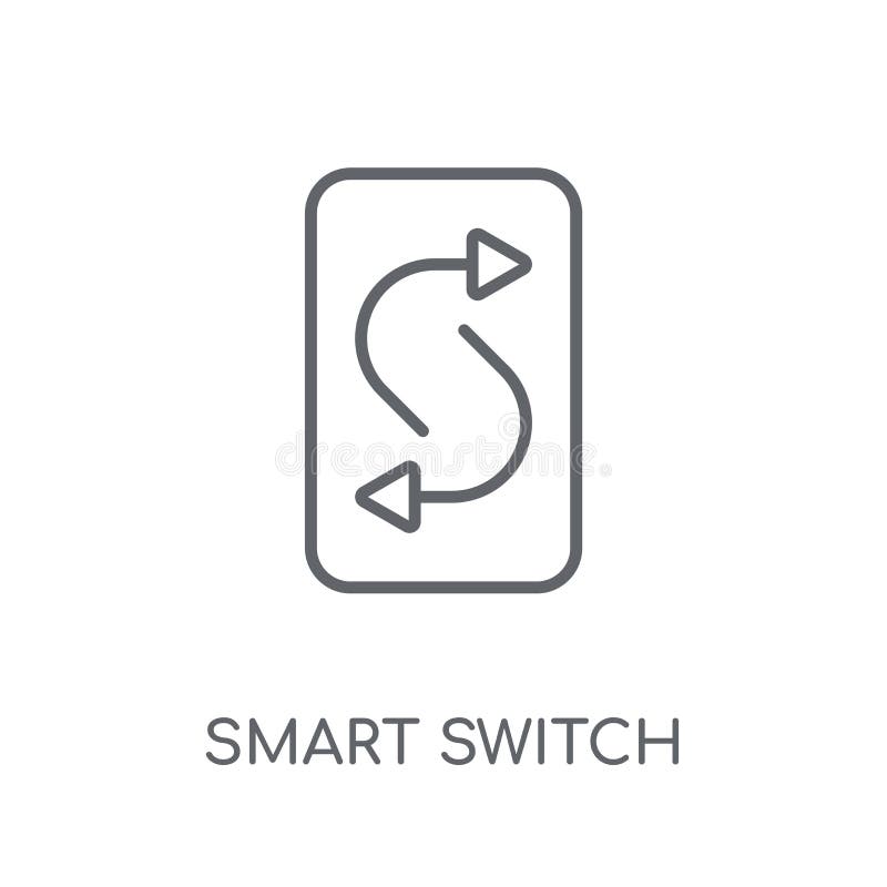 Smart Switch Linear Icon. Modern Outline Smart Switch Logo Conce Stock ...