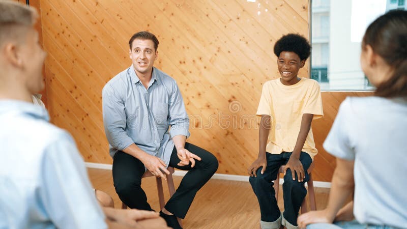 Teacher Talk about Mental Health Problem and Sharing Idea with Boy ...