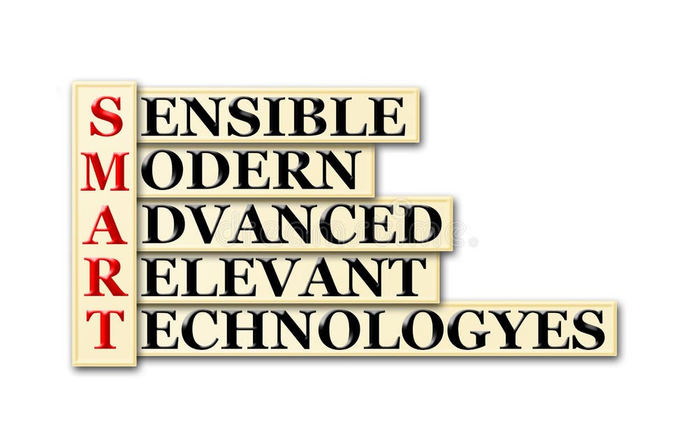 Smart technology stock illustration. Illustration of acronym - 35784124