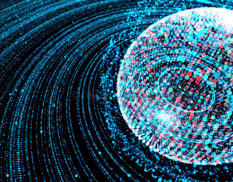 Smart Technology Planet and Data Transmission, Global Internet Digital ...