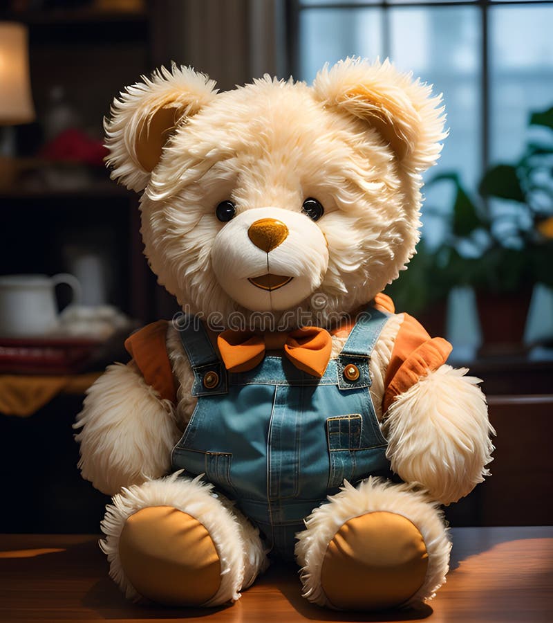 Smart Teddy Bear stock illustration. Illustration of doll - 293160848