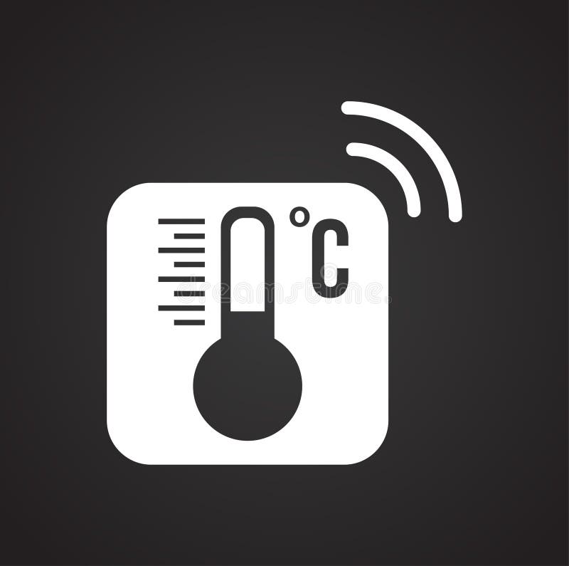 Temperature sensor icon. stock vector. Illustration of illustration ...