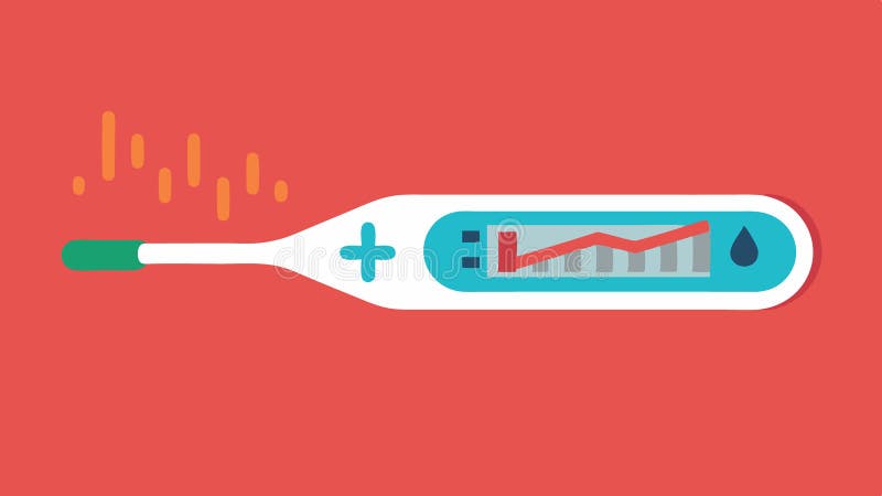 Smart Thermometer a Digital Thermometer Displaying a Numerical ...