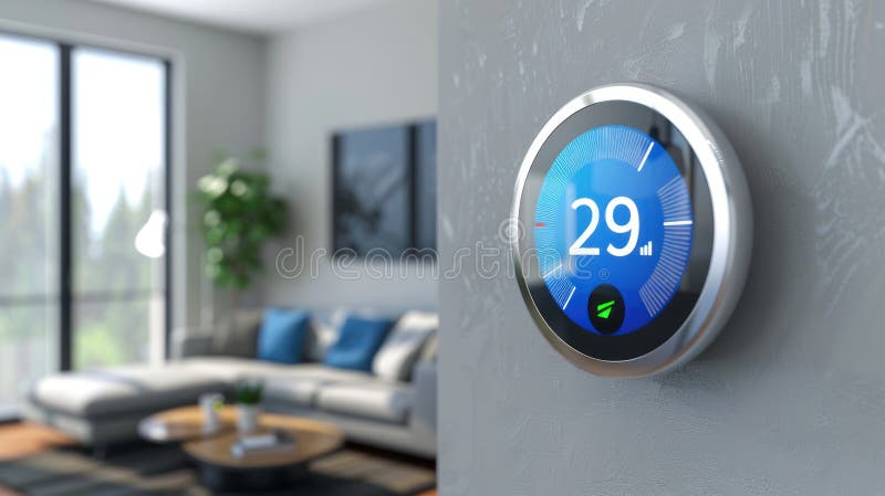 A Smart Thermostat Automatically Adjusting the Home Temperature Based ...