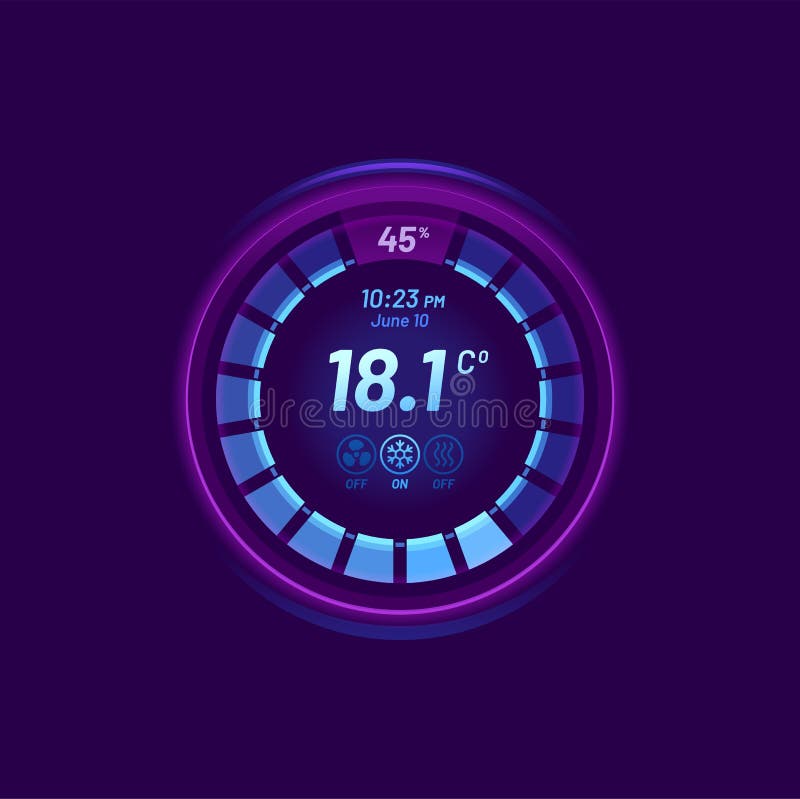 Thermostat Dial Ui Stock Illustrations – 58 Thermostat Dial Ui Stock ...