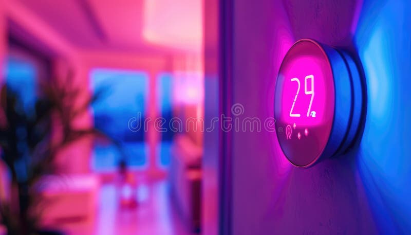 Smart Thermostat for Modern Home Comfort and Efficient Ambient ...