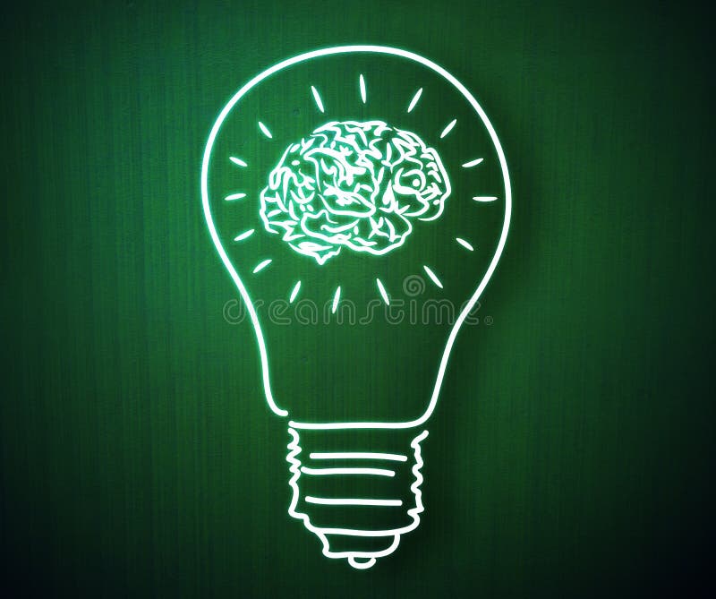 Smart thinking stock image. Image of think, lightbulb - 43165857