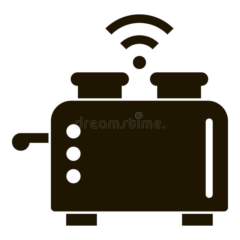 Smart Toaster Icon, Simple Style Stock Vector - Illustration of graphic ...